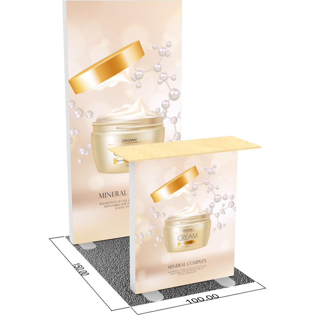 FFL-100 LED Lightbox Booth 1 | Displaystore.id